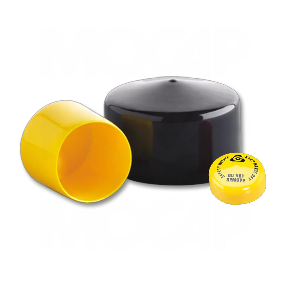 High Temp Round Vinyl Plastic Masking Caps For Sealing And Protecting 